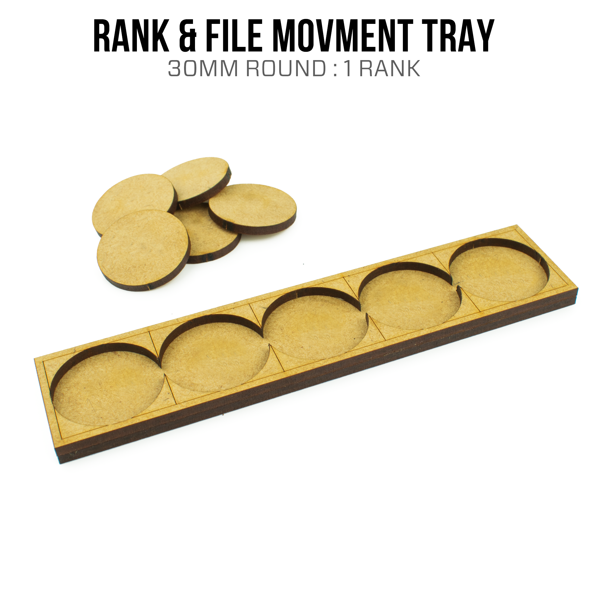 30mm Circle Movement Trays – Warsenal