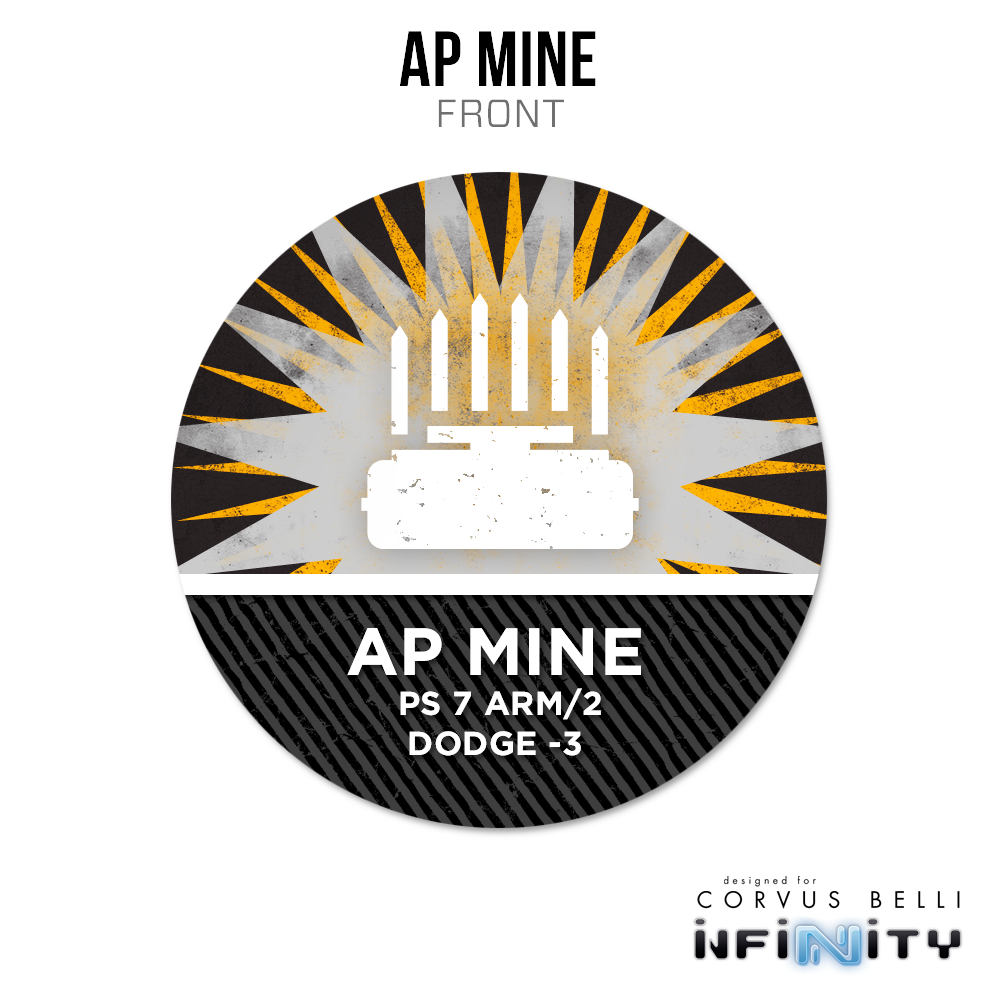 Infinity N5 Acrylic Token: AP Mine – Warsenal