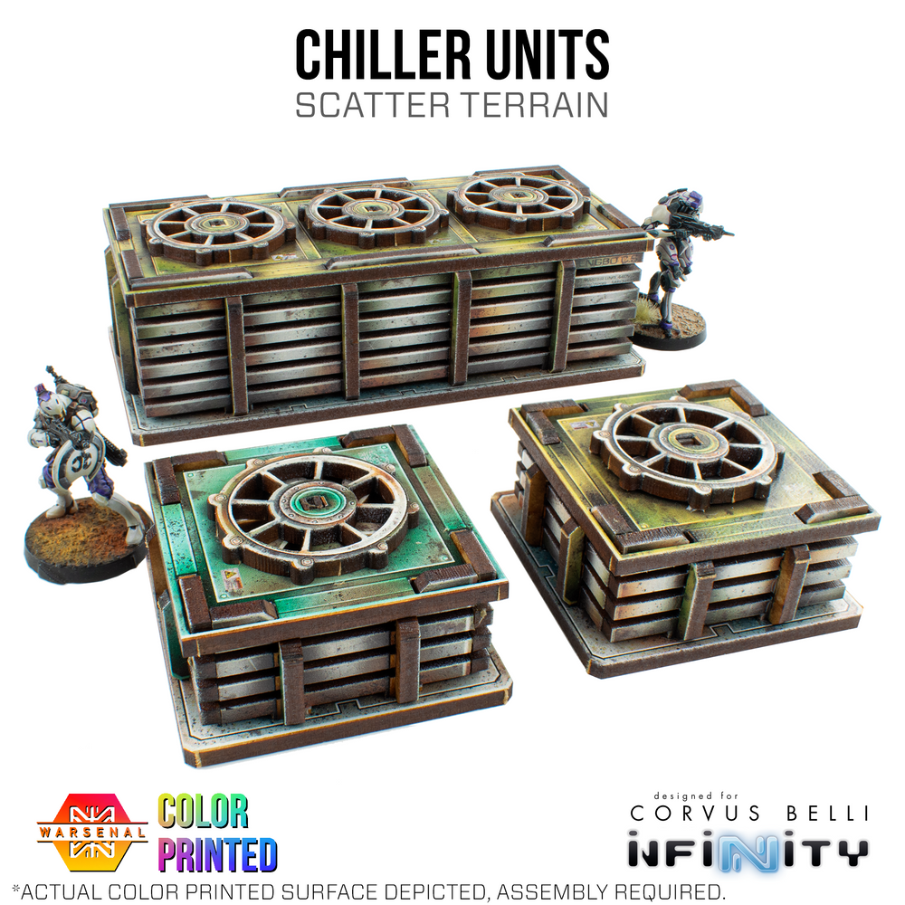 Chiller Units Sci-Fi Scatter Terrain – Warsenal