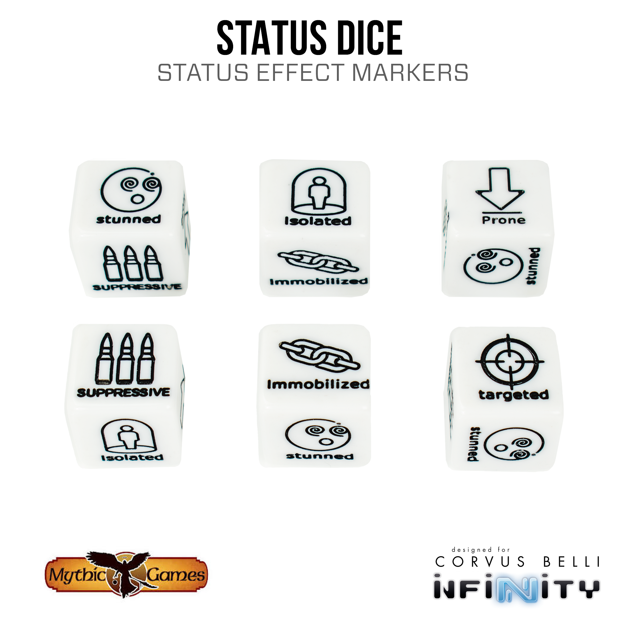 Status Dice: Effect Markers – Warsenal