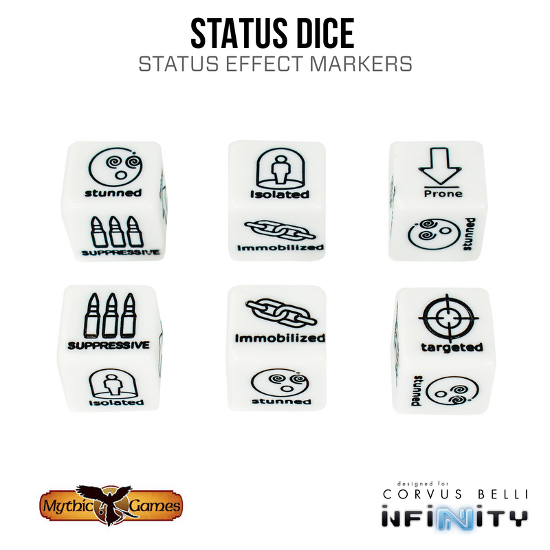 Status Dice: Effect Markers – Warsenal