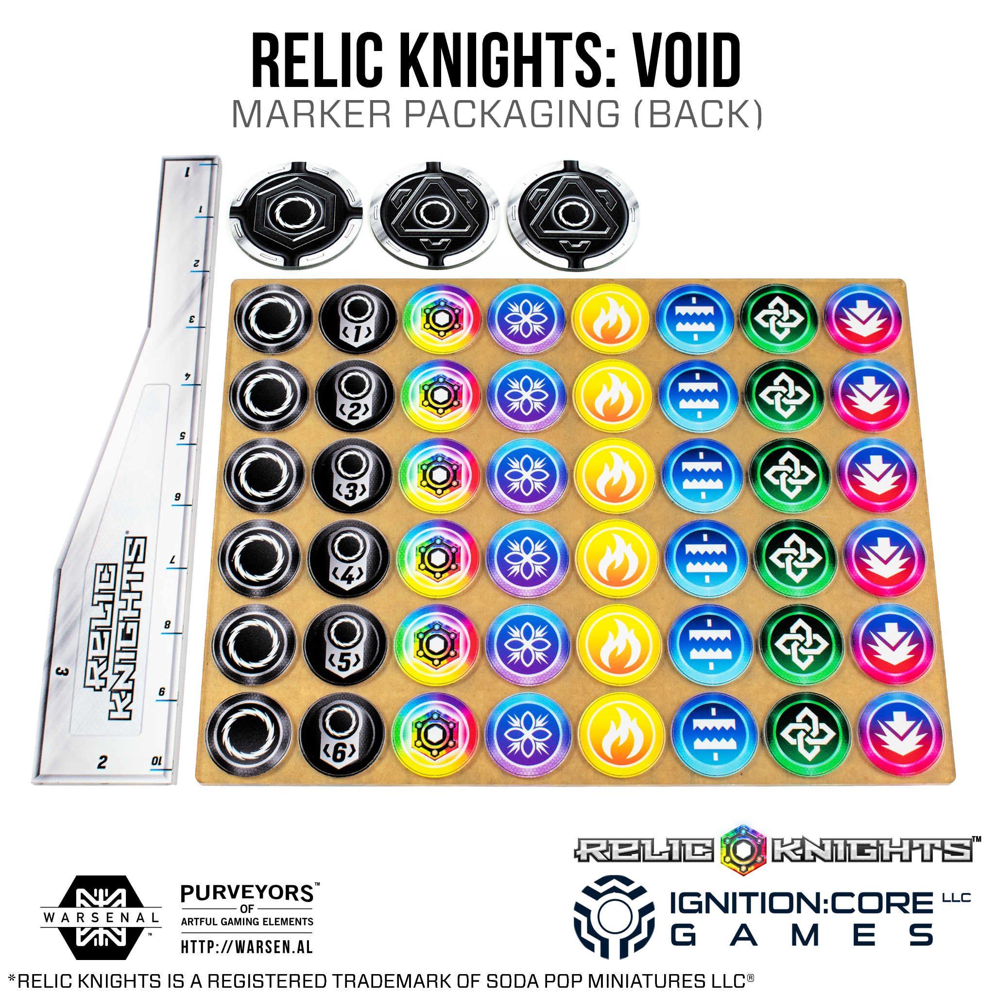 Relic Knights: Void Marker Pack – Warsenal