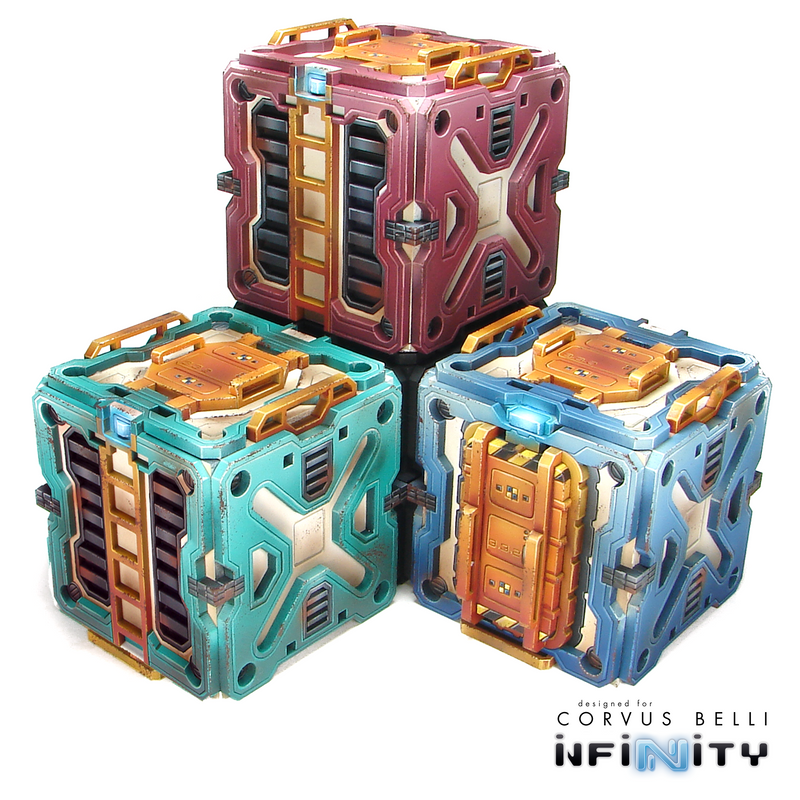 Infinity the Game terrain Cosmica Cubes MDF Acrylic Scatter Terrain ...