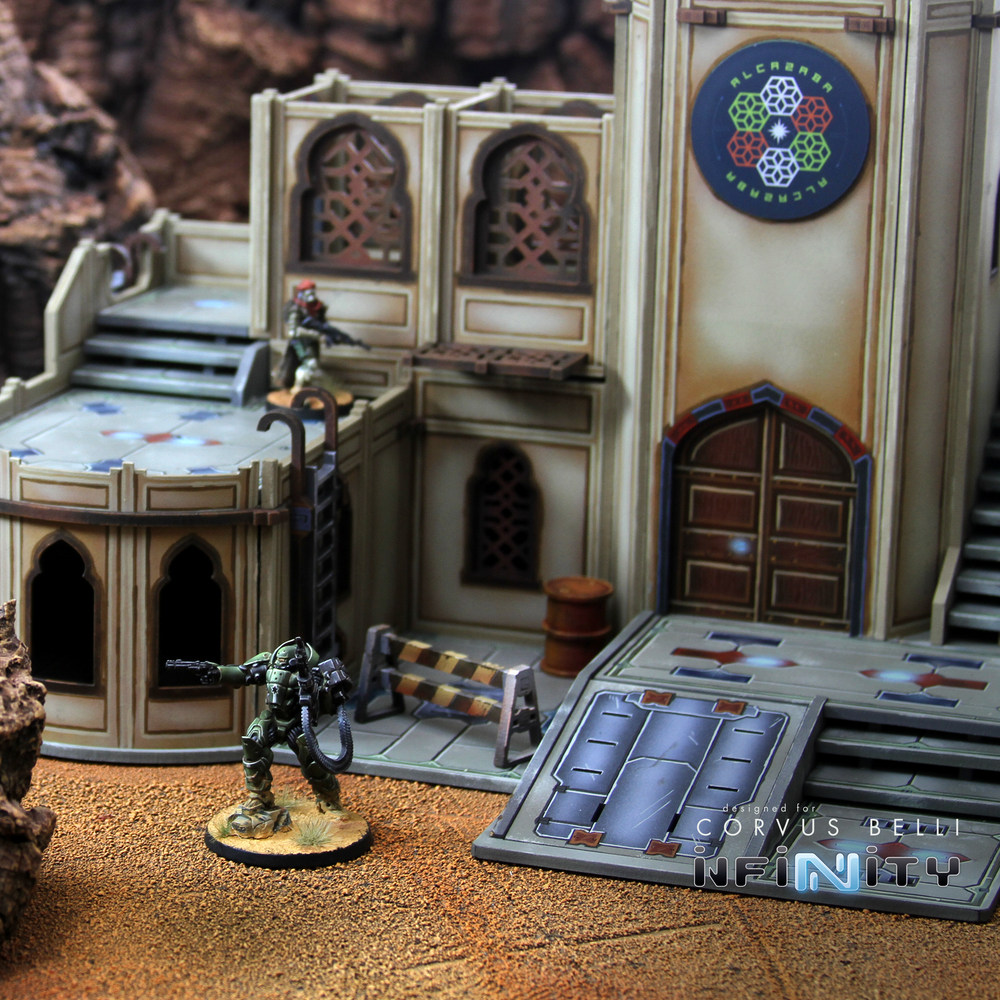 Infinity the Game terrain Alcazaba Communications Center Haqqislam ...