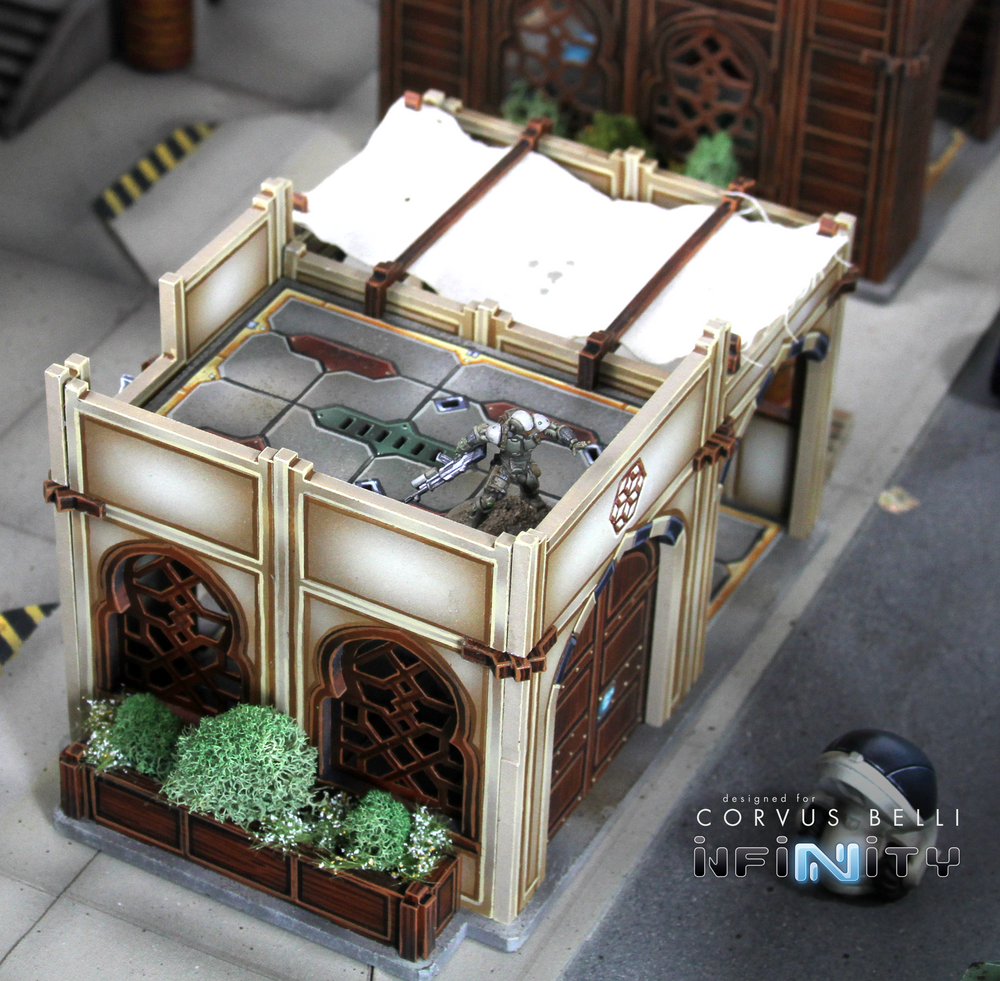 Infinity the Game terrain Alcazaba Shamal Street – Warsenal