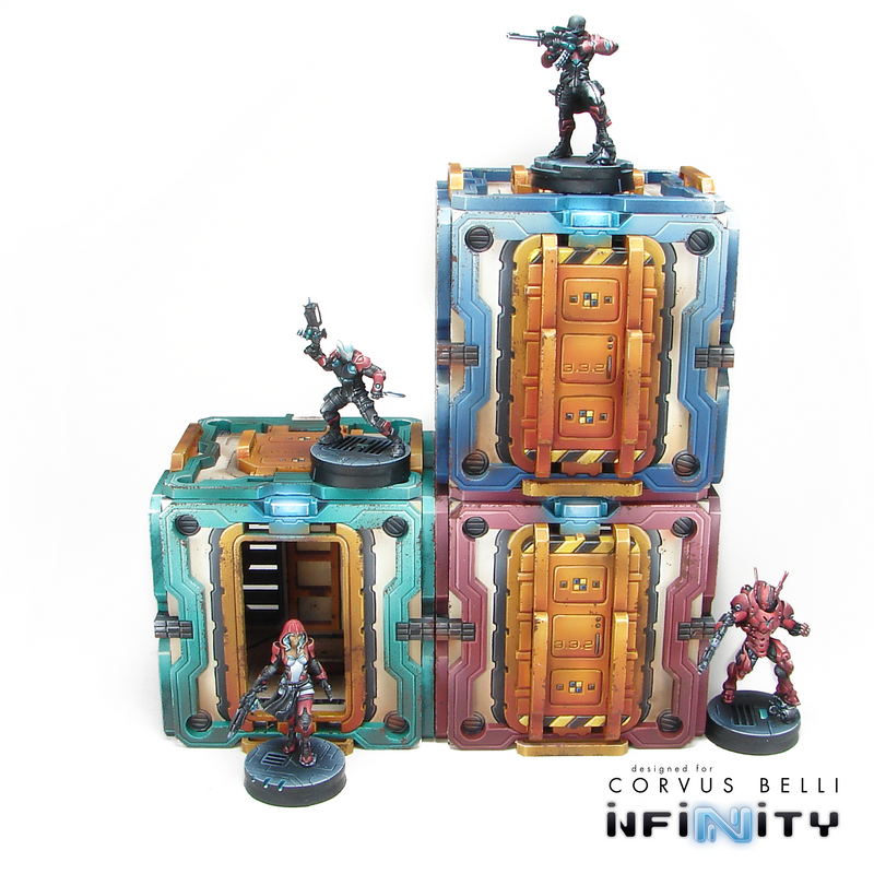Infinity the Game terrain Cosmica Cubes MDF Acrylic Scatter Terrain ...