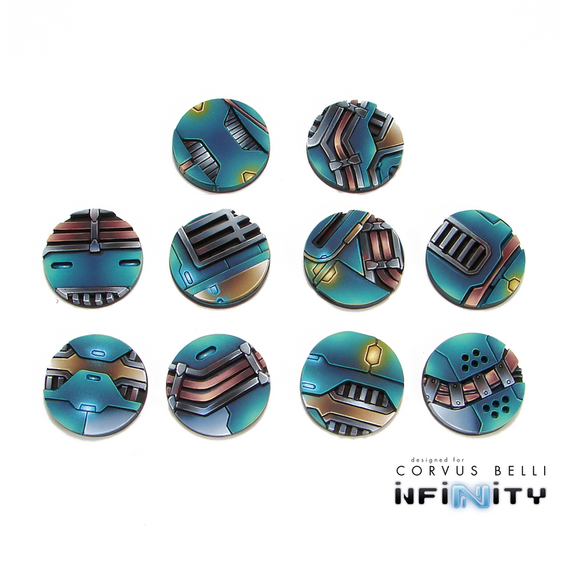 Infinity the Game acrylic Daedalus miniature Bases 25mm 40mm 55mm 70mm ...