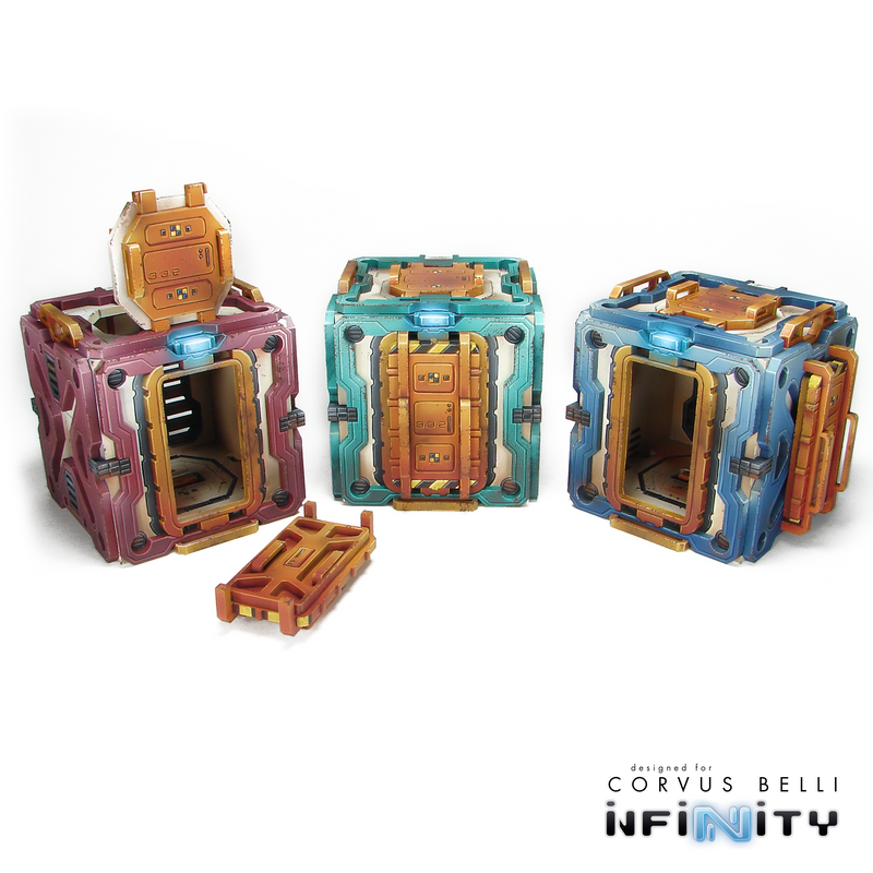 Infinity the Game terrain Cosmica Cubes MDF Acrylic Scatter Terrain ...