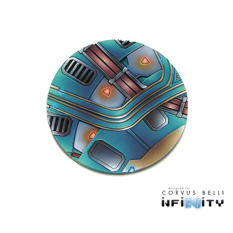 Infinity the Game acrylic Daedalus miniature Bases 25mm 40mm 55mm 70mm ...