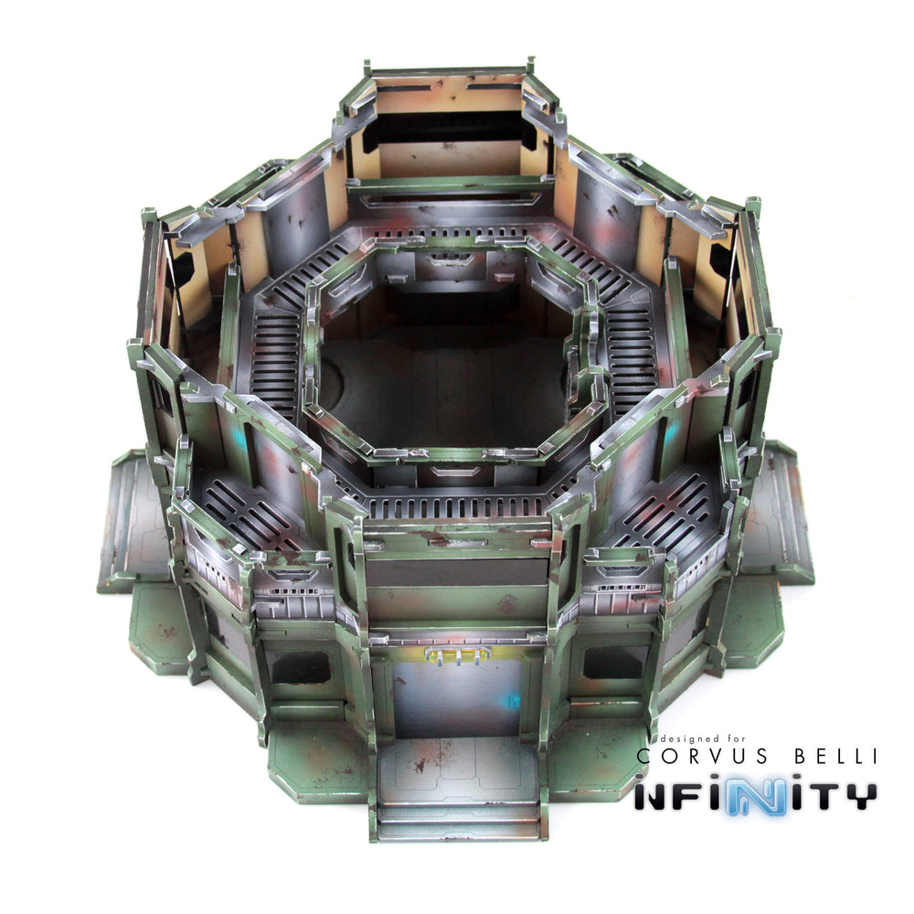 Infinity the Game terrain Comanche Command Bunker Platform MDF – Warsenal