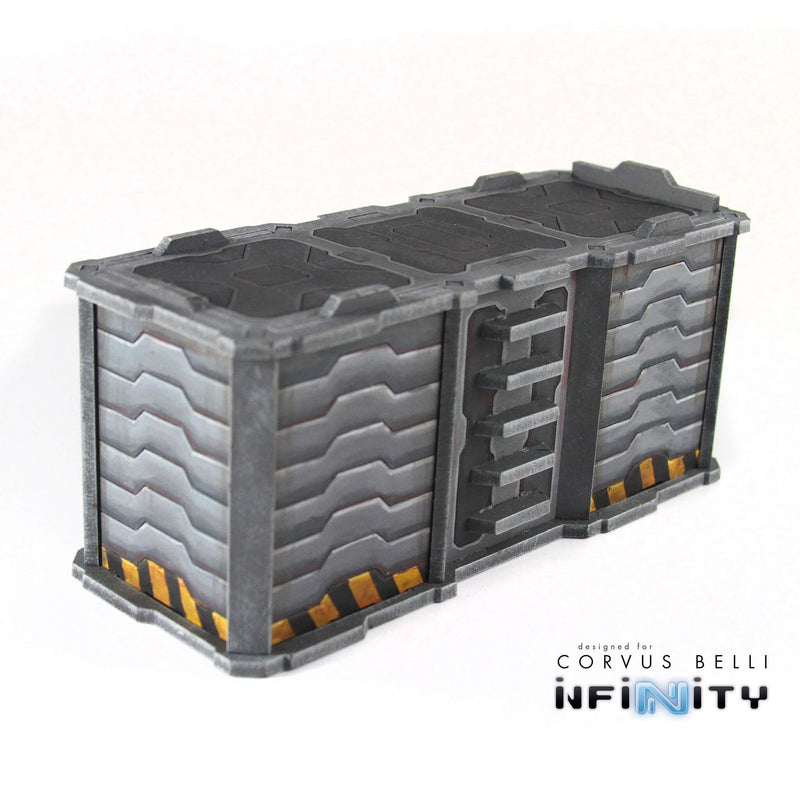 Infinity the Game terrain Large Shipping Containers MDF – Warsenal