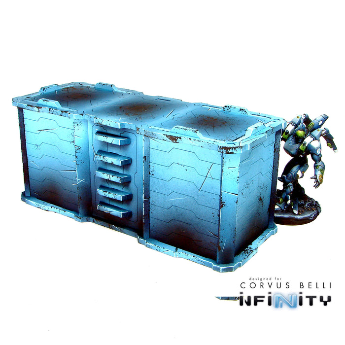 Infinity the Game terrain Large Shipping Containers MDF – Warsenal