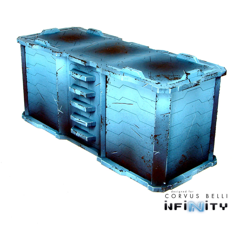 Infinity the Game terrain Large Shipping Containers MDF – Warsenal