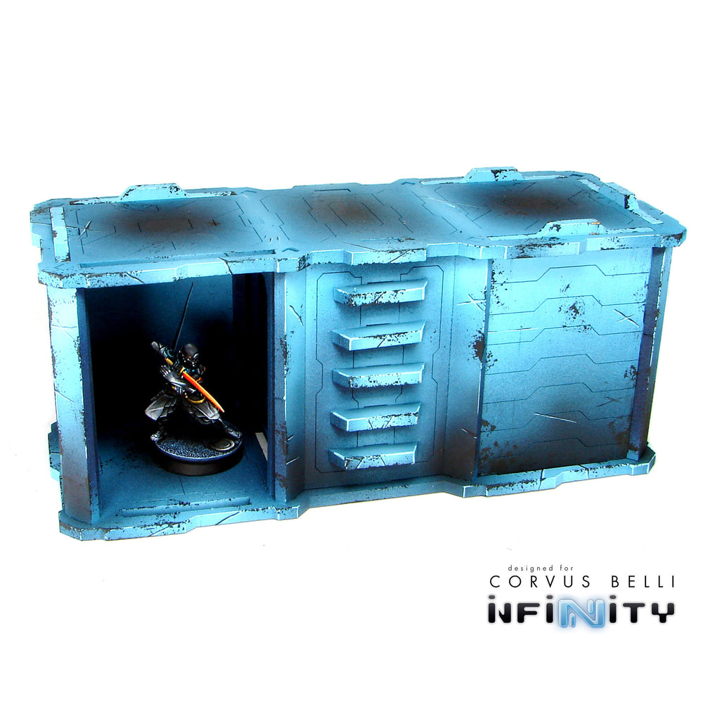 Infinity the Game terrain Large Shipping Containers MDF – Warsenal