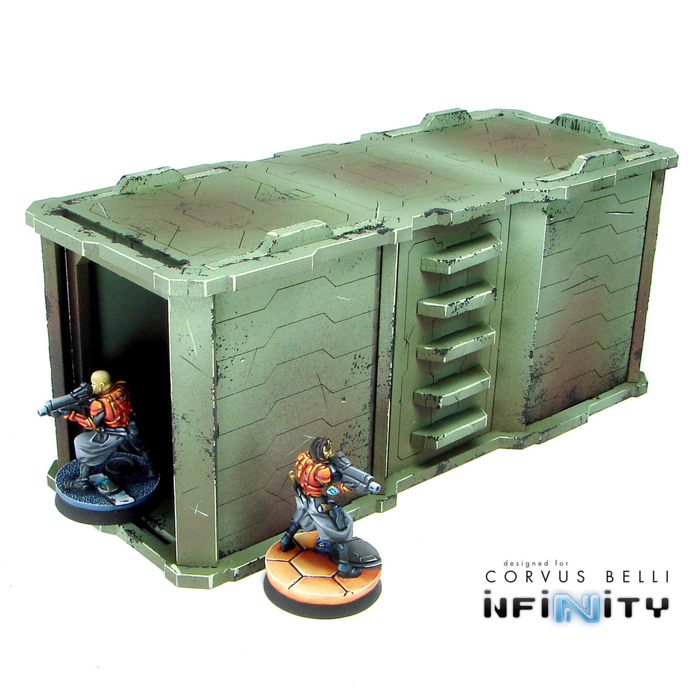 Infinity the Game terrain Large Shipping Containers MDF – Warsenal