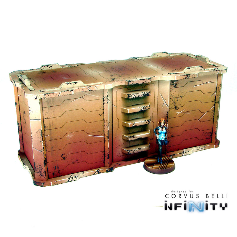 Infinity the Game terrain Large Shipping Containers MDF – Warsenal