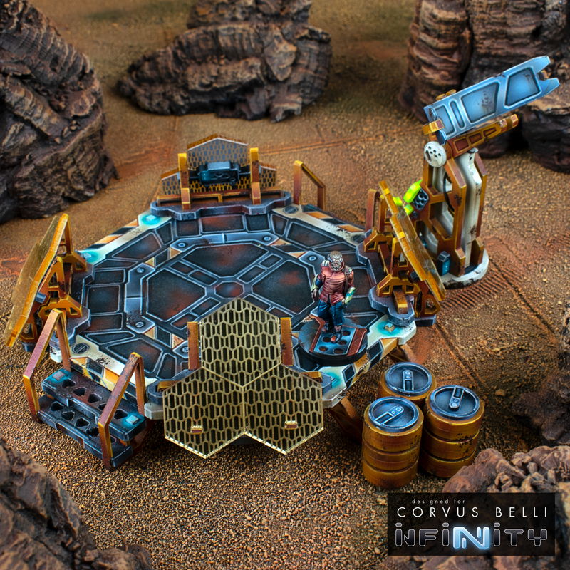 Infinity the Game terrain Cosmica Scatter Pack – Warsenal