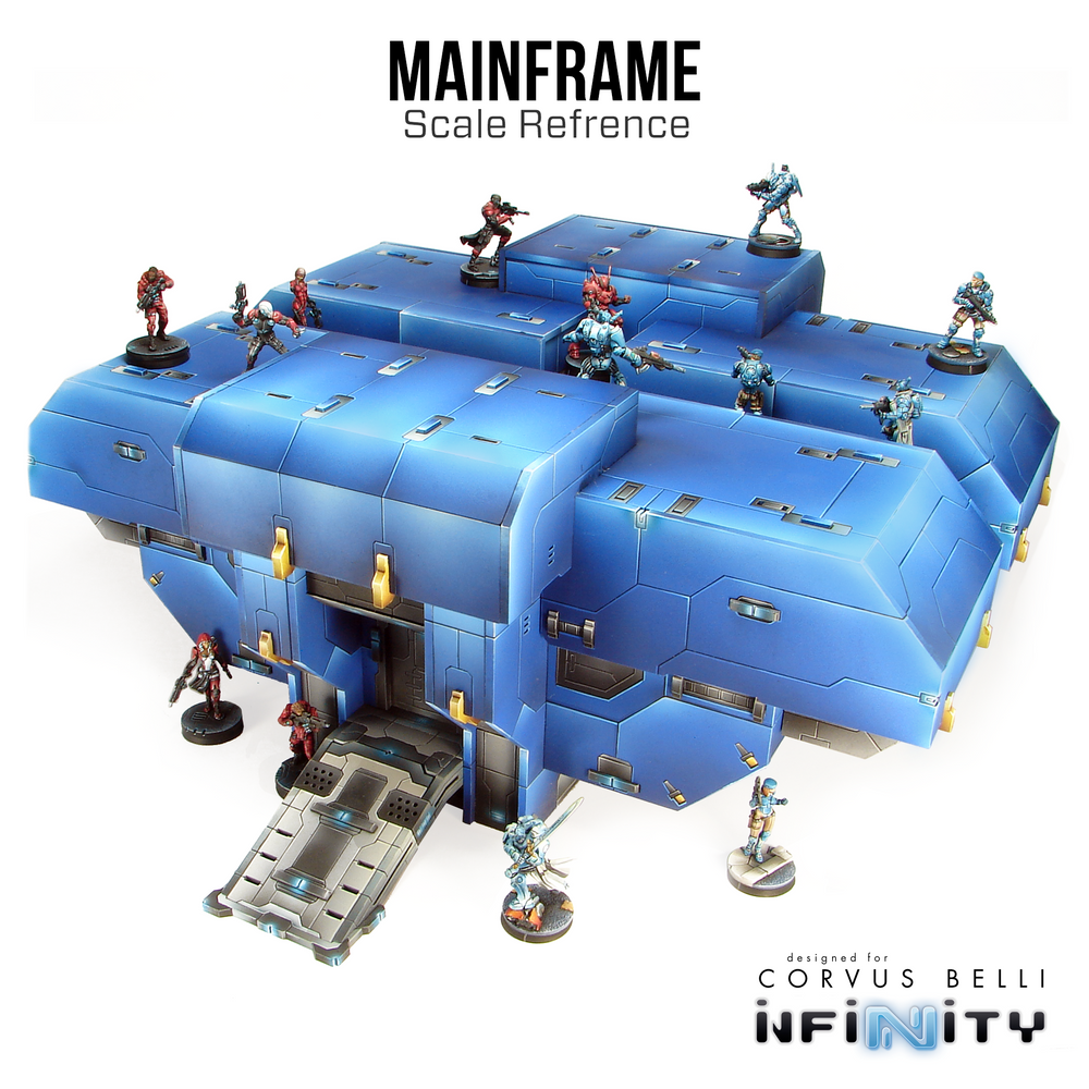 Kapsulo Precinct Mainframe O-12 SciFi Terrain for Infinity the Game ...