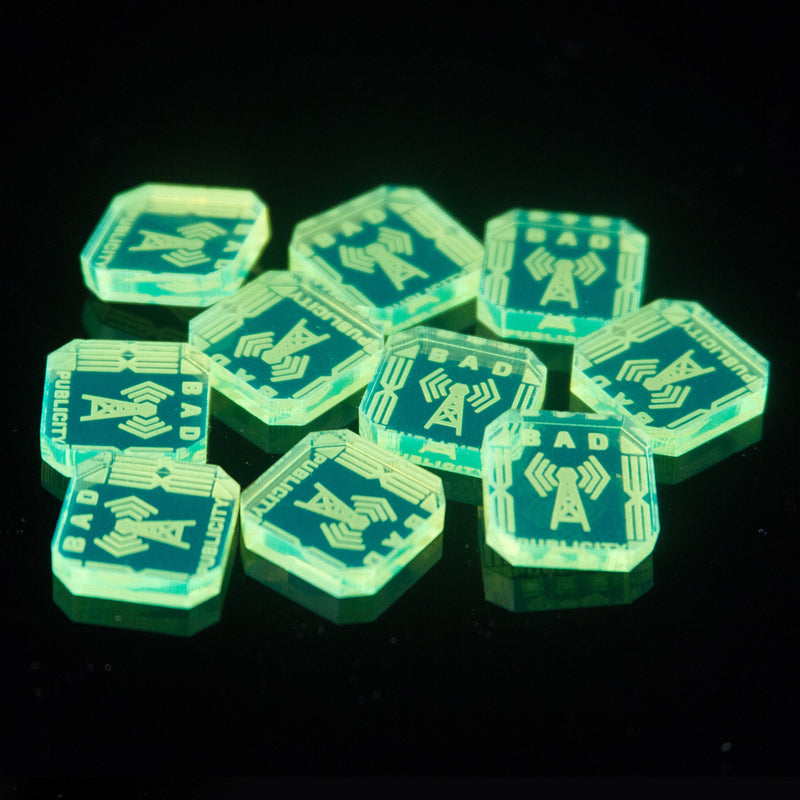 Netrunner Tokens credits bad publicity brain damage link tag virus vmu ...