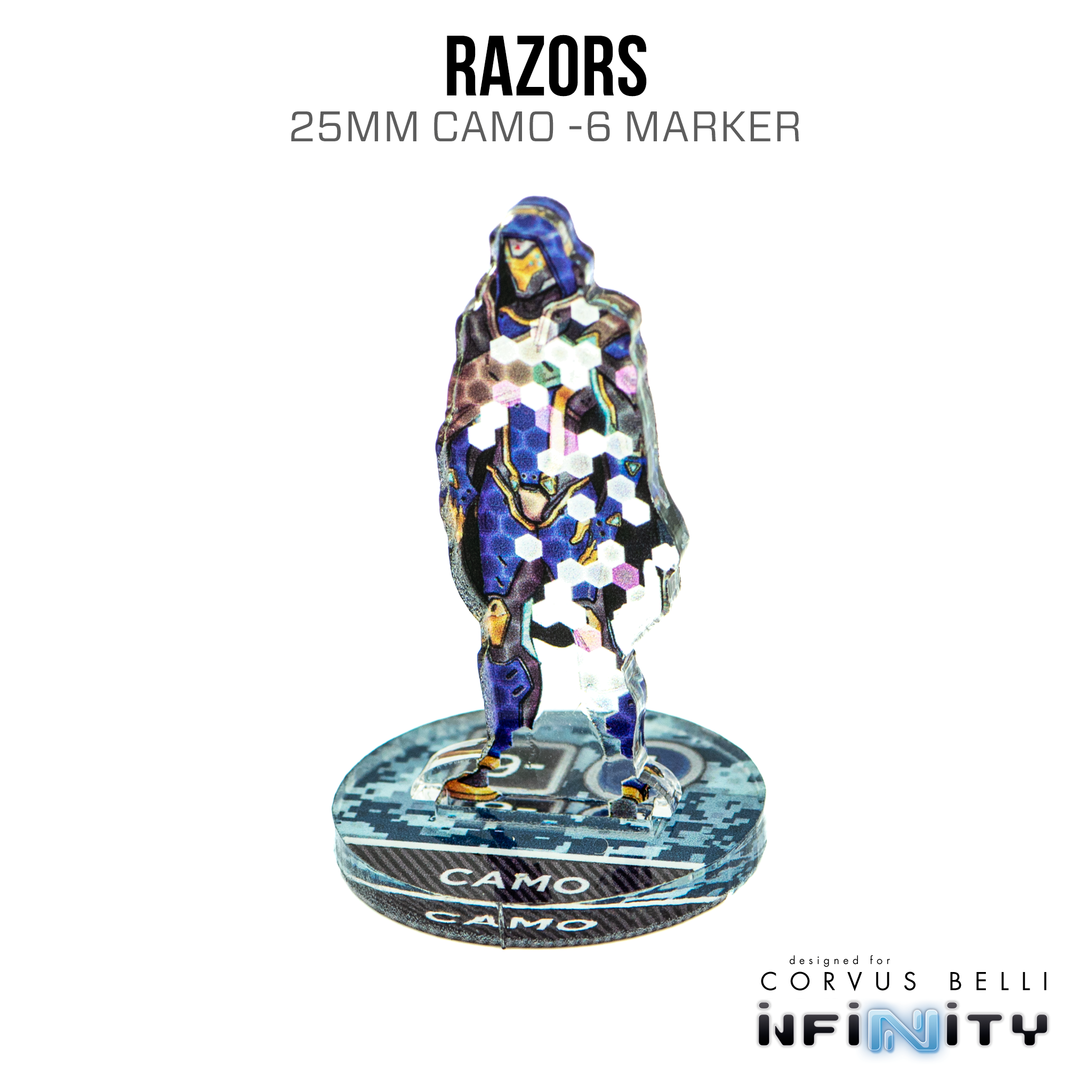 Infinity 3D Markers: Razors (25mm Camo -6) – Warsenal