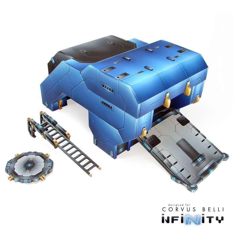Kapsulo REM Garage O-12 Terrain for Infinity the Game – Warsenal