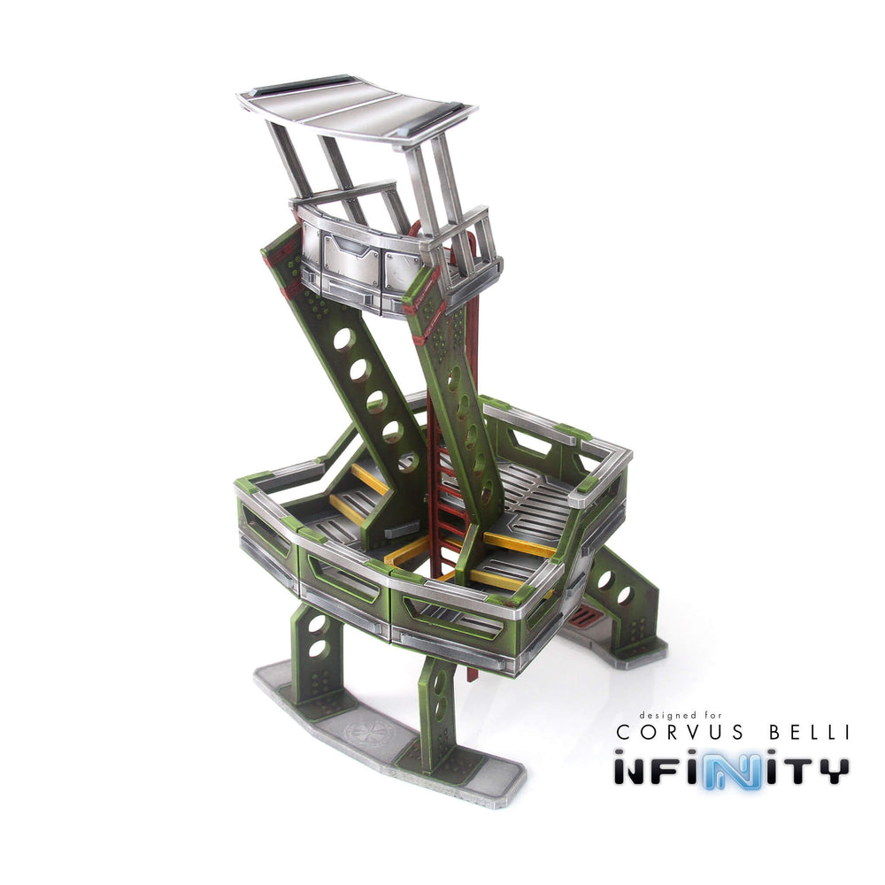 Infinity the Game terrain Comanche Spetsnaz Tower MDF – Warsenal