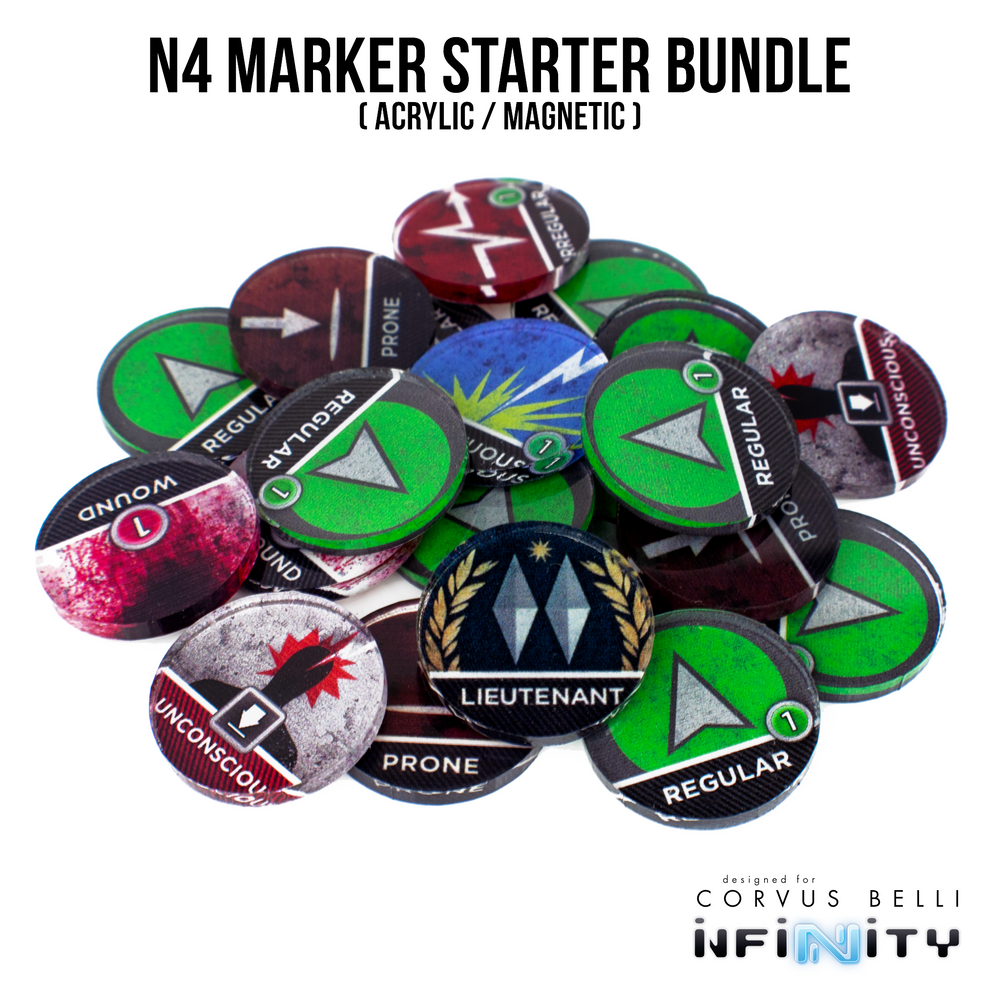 Full Color Infinity the Game Markers Starter Bundle – Warsenal