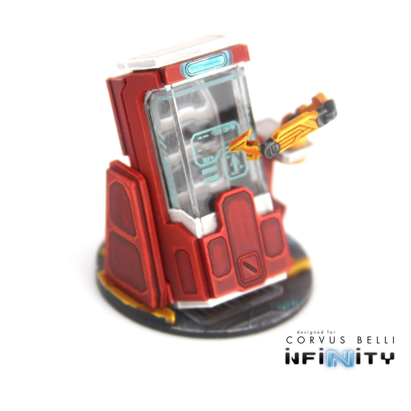 Infinity the Game terrain Stasis Coffin MDF acrylic Objectives – Warsenal