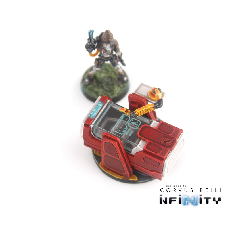 Infinity the Game terrain Stasis Coffin MDF acrylic Objectives – Warsenal