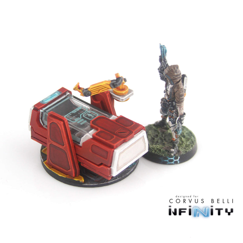 Infinity the Game terrain Stasis Coffin MDF acrylic Objectives – Warsenal