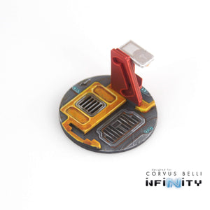 Infinity the Game terrain Stasis Coffin MDF acrylic Objectives – Warsenal