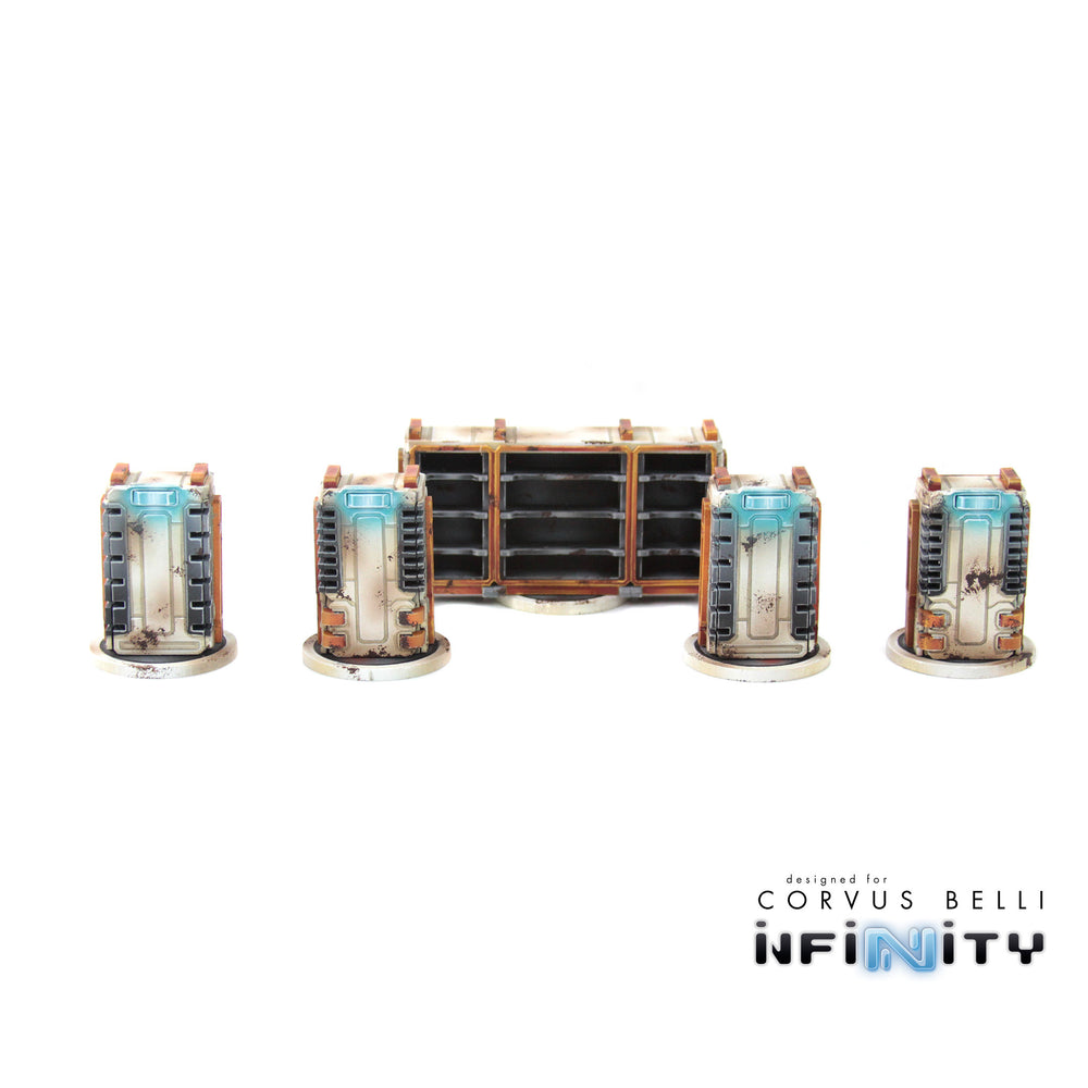 Infinity the Game terrain Cosmica Storage Lockers – Warsenal