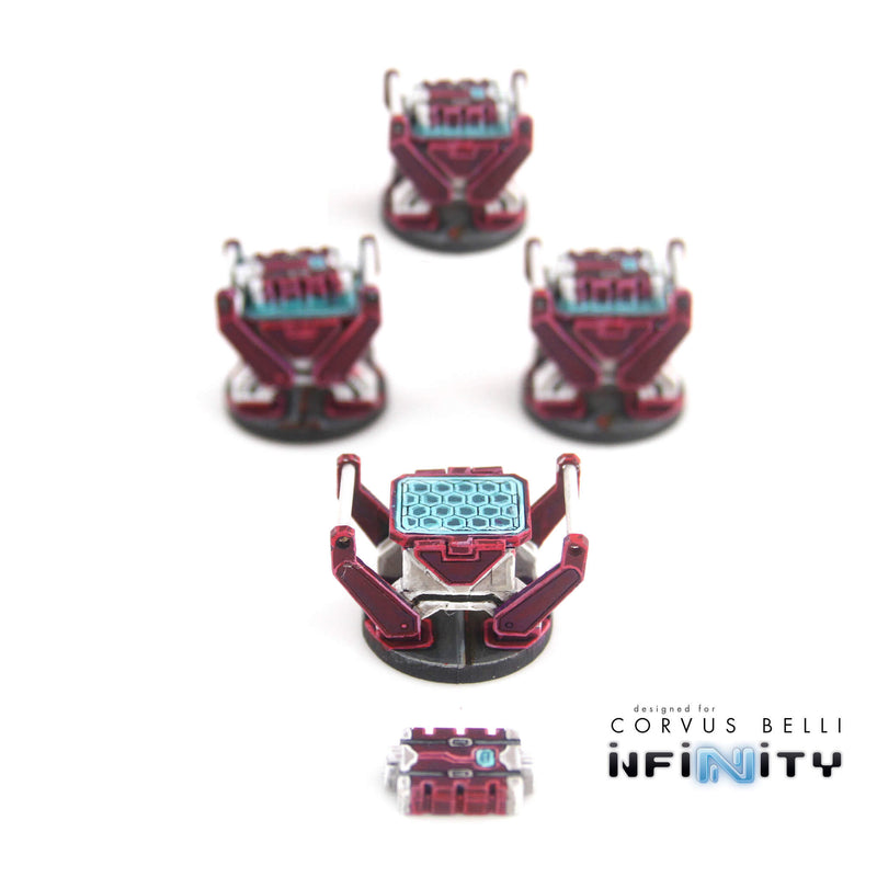 Infinity the Game terrain Supply Boxes MDF acrylic Objectives – Warsenal