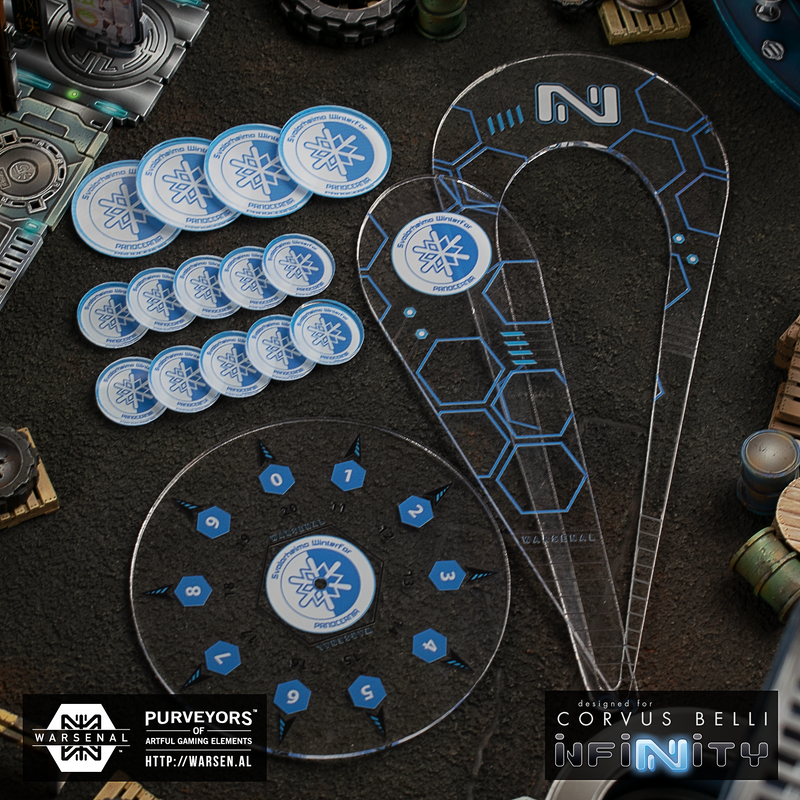 Infinity Faction Bundle Templates Markers Tokens Corvus Belli Infinity ...