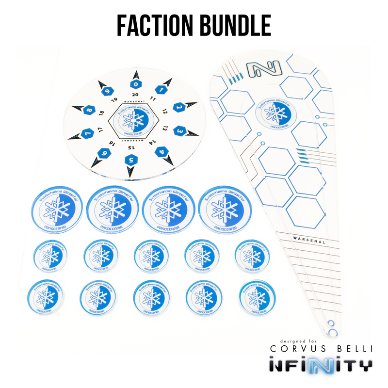 Infinity Faction Bundle Templates Markers Tokens Corvus Belli Infinity ...