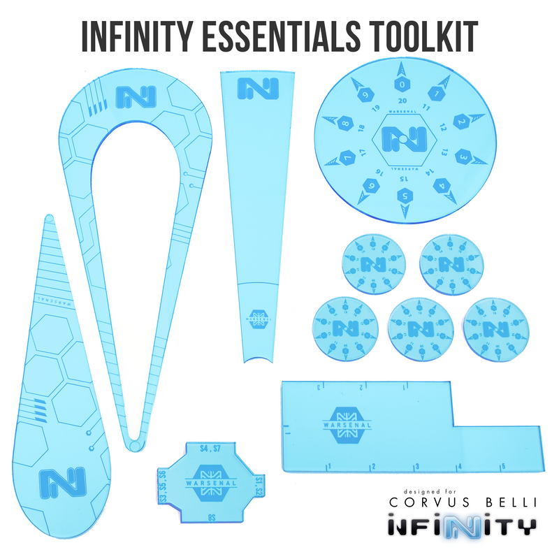 Infinity Faction Bundle Templates Markers Tokens Corvus Belli Infinity ...