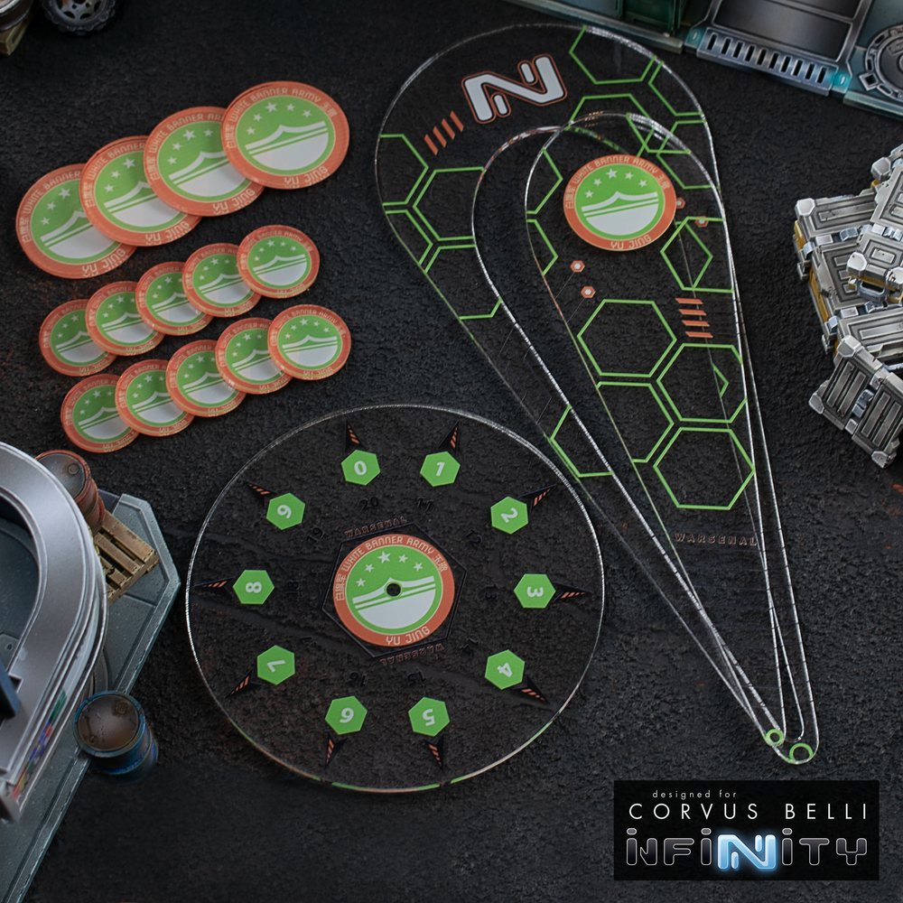 Infinity Faction Bundle Templates Markers Tokens Corvus Belli Infinity ...