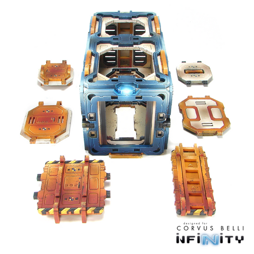 Infinity the Game terrain Cosmica Containers MDF Acrylic Scatter ...