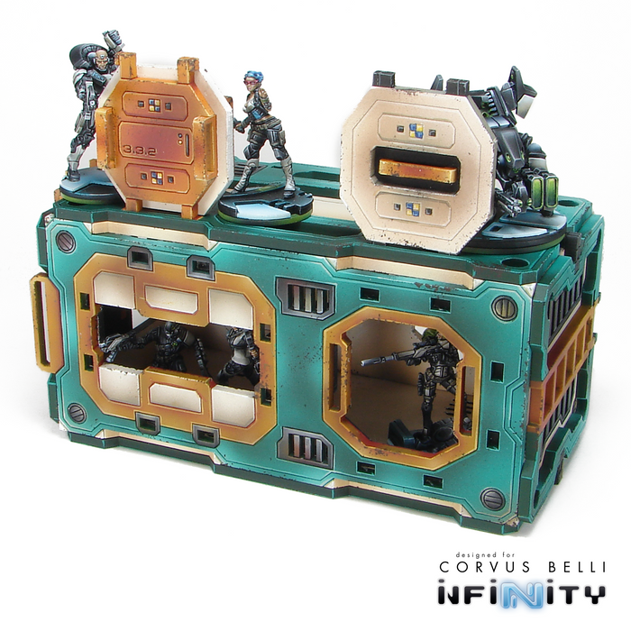 Infinity the Game terrain Cosmica Containers MDF Acrylic Scatter ...