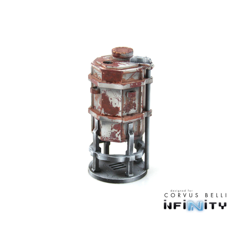 Infinity The Game terrain Comanche Chemical Tanks MDF Objectives – Warsenal