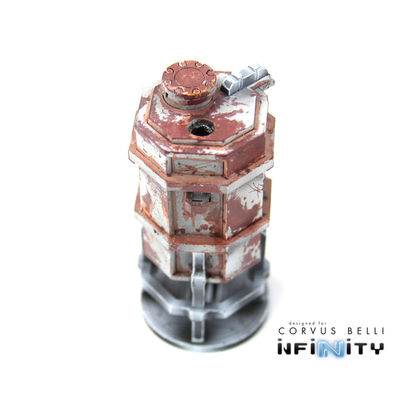 Infinity The Game terrain Comanche Chemical Tanks MDF Objectives – Warsenal