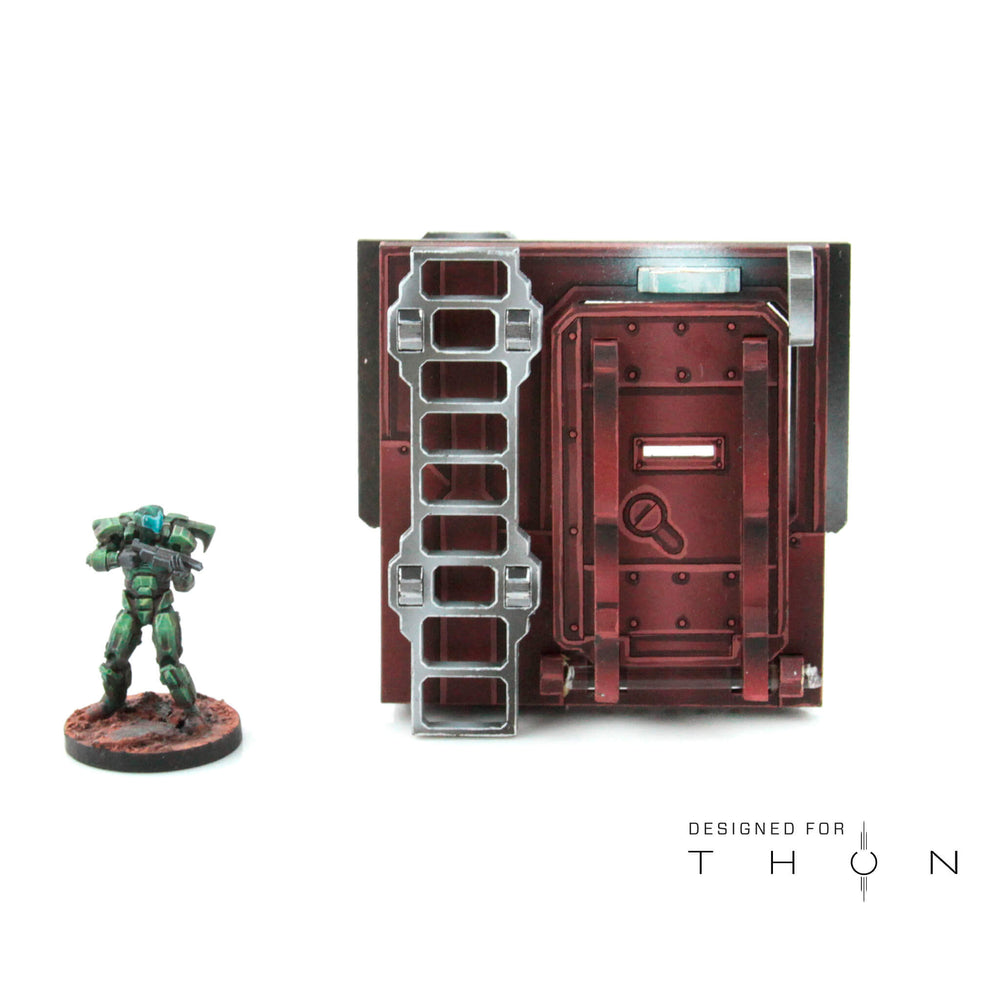 Thon the Game Terrain Ord Door with Siege Ramp MDF – Warsenal