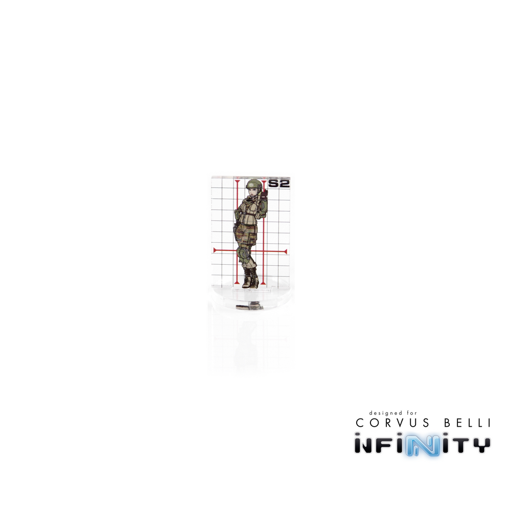 Infinity the Game Full Color Silhouette Templates Acrylic Corvus Belli ...