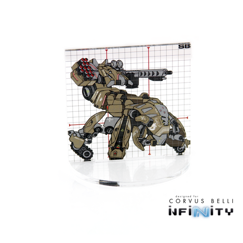 Infinity the Game Full Color Silhouette Templates Acrylic Corvus Belli ...